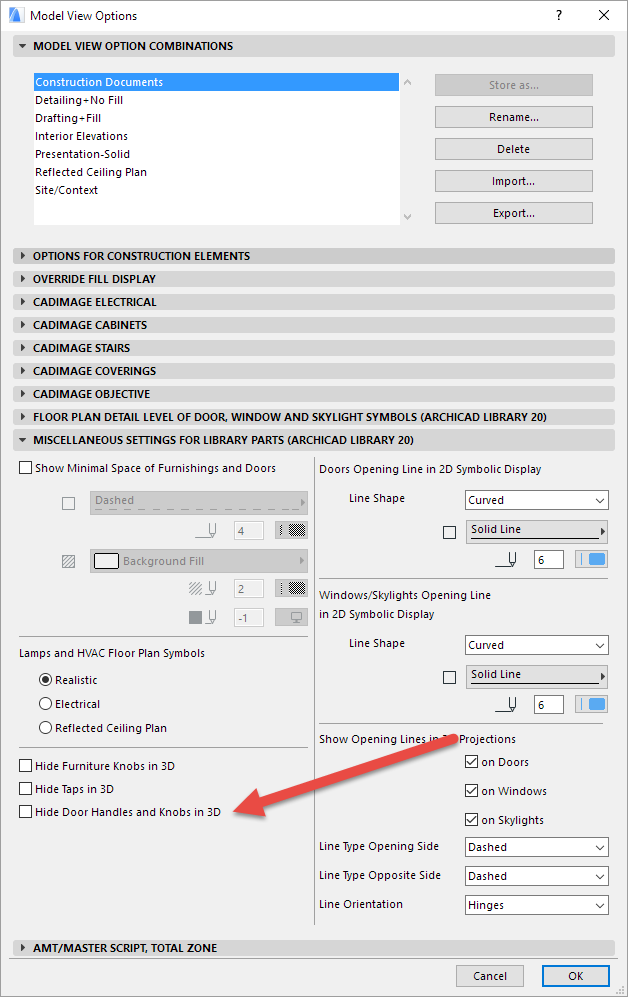 Cabinet handles not showing in renders - Graphisoft Community